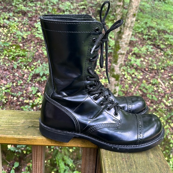 Corcoran | Shoes | Corcoran 50 Black Cap Toe Paratrooper Combat Jump ...